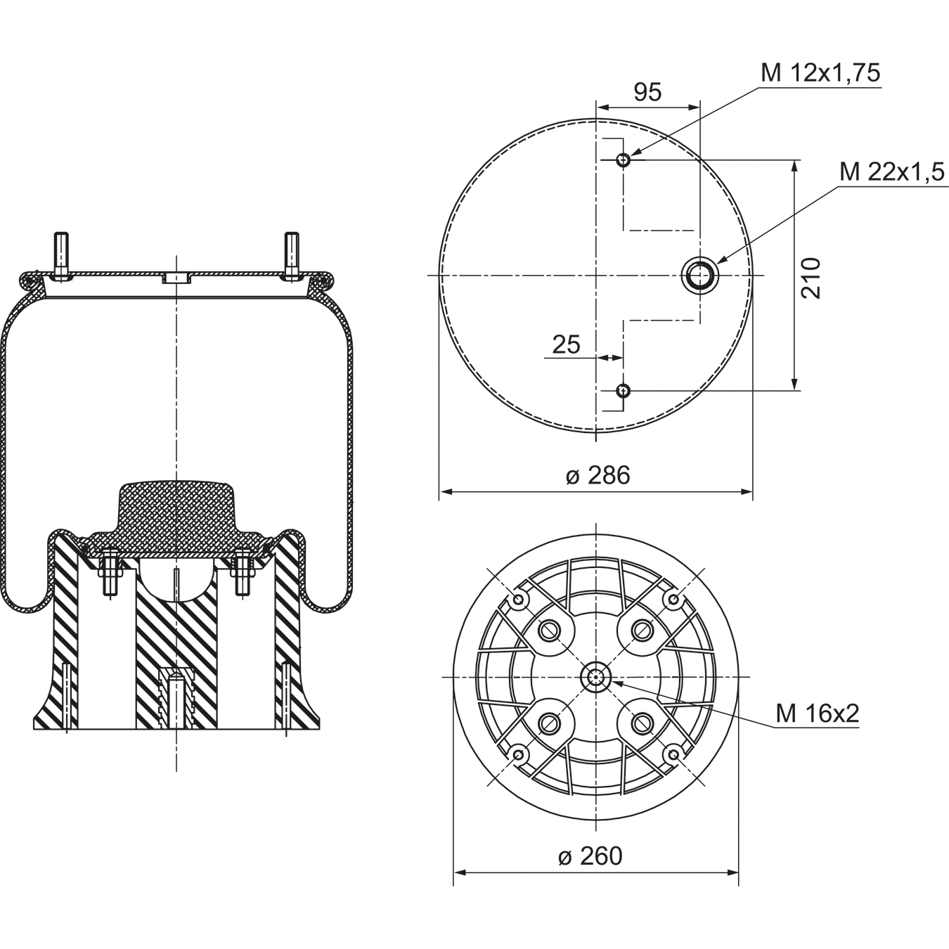 winkler Shop - Luftfeder, Rollbalg, komplett