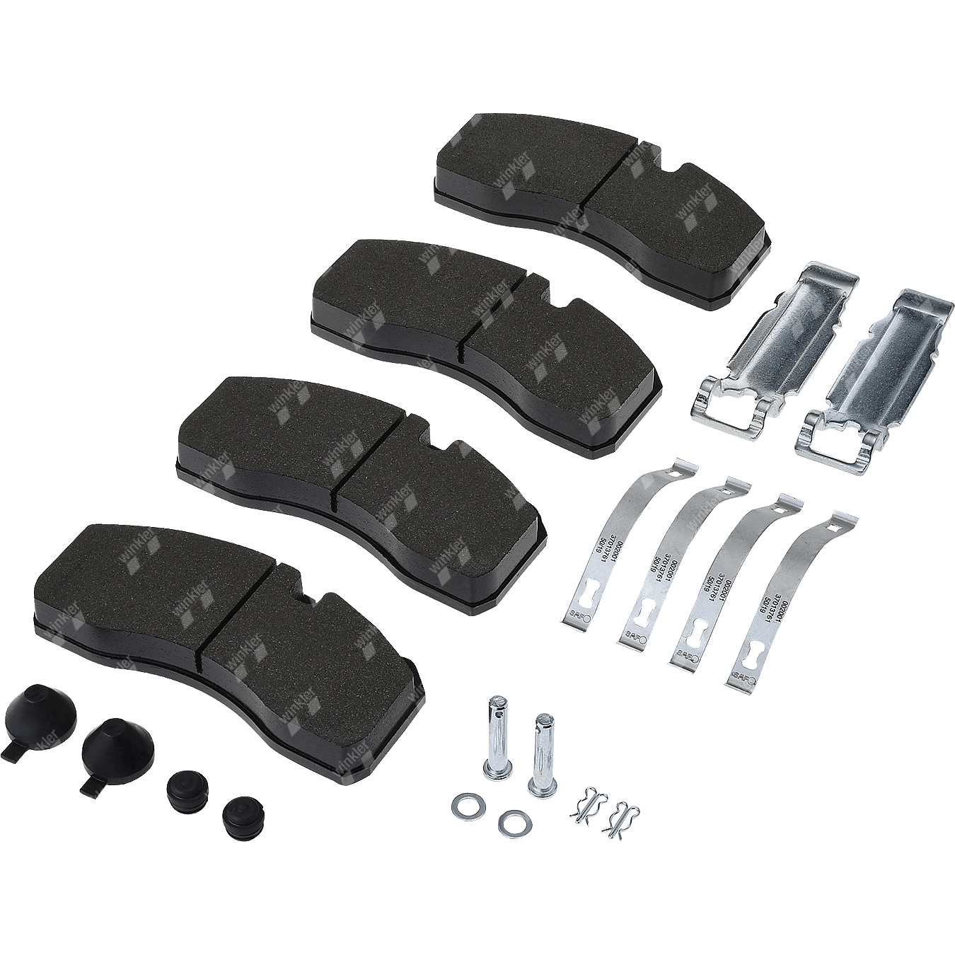winkler shop - Disk brake pad set, SAF 567, 29093
