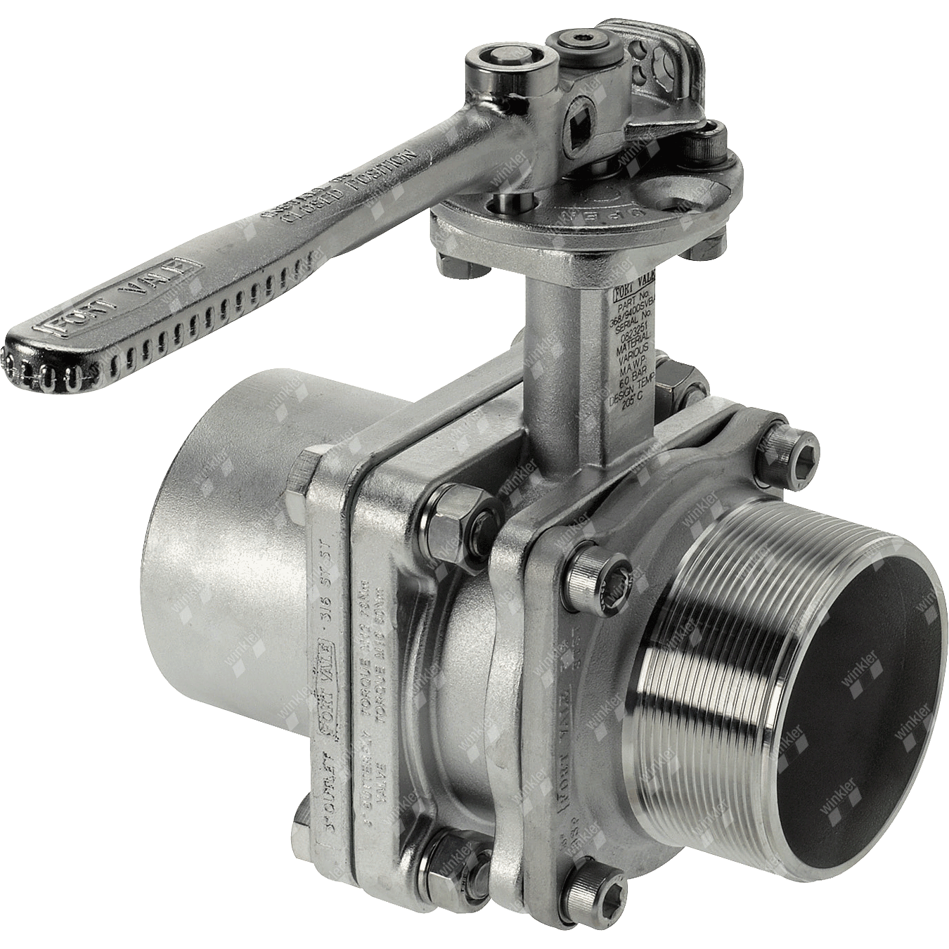 winkler Shop - Absperrklappe, Fort Vale, 80mm, 3Zoll