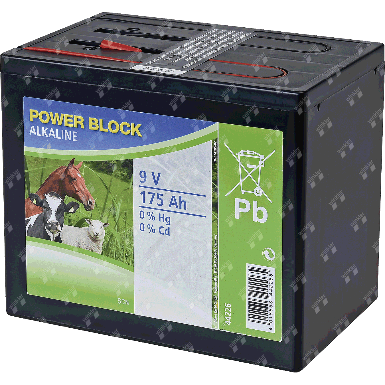 winkler Shop - Trockenbatterie, 9V, 175Ah, Power Block